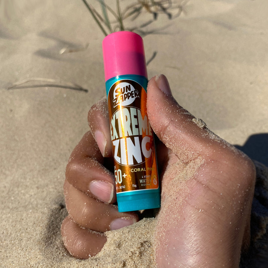 Sun Zapper Extreme Zinc Stick SPF 50+ Coral pink For Sale - Tidal Surf