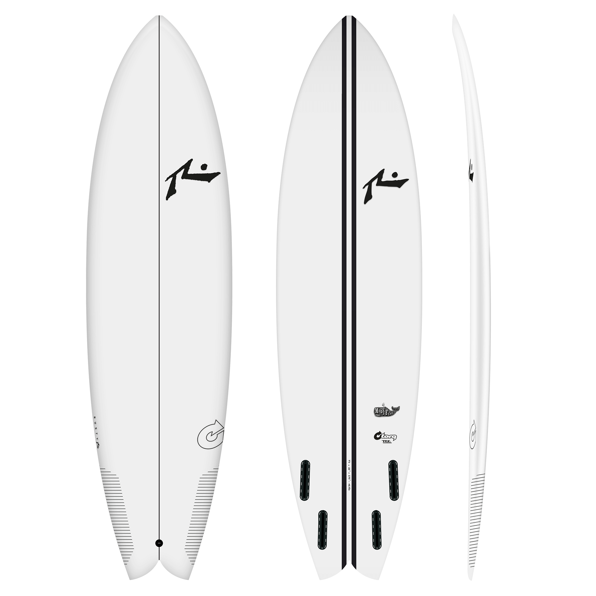 Rusty / Torq Moby Fish TEC Surfboard For Sale - Tidal Surf