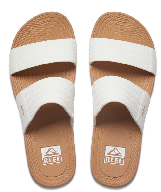 Reef - Womens Water Vista Slide - Whte/Tan For Sale - Tidal Surf